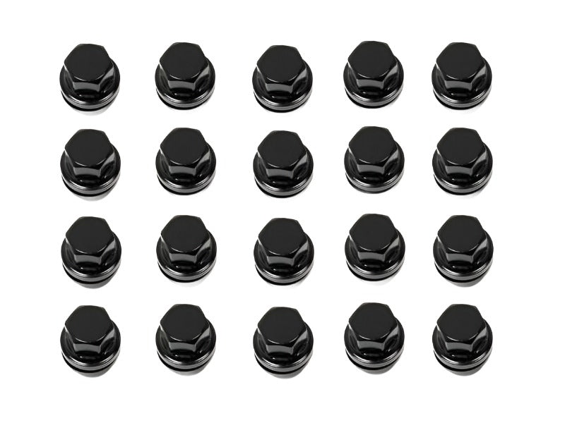 Set of 20 Black Alloy Wheel Nuts for RRC - Flat End — 3 Brothers ...