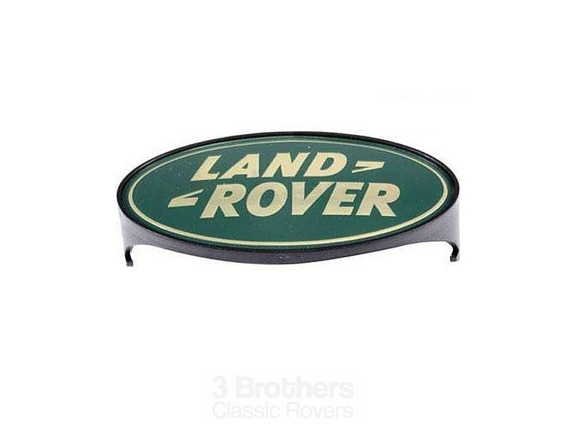 Land Rover Genuine Grill Badge Green/Gold Oval 90/110 — 3 Brothers ...