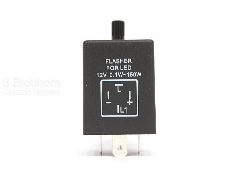 12V LED Flasher Unit Manual Adjust, LED & Std Mix Capable — 3 Brothers ...
