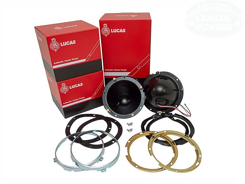 Lucas Headlamp Bowl Kit Metal Pair Series and Defender — 3 Brothers ...