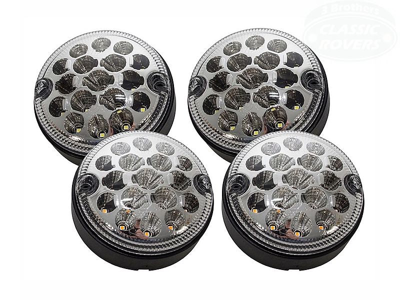 Wipac Defender LED Clear Front Lamp Kit 4"NASwPlinths — 3 Brothers ...