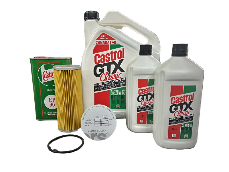 Series 1 2.0L Castrol Oil Service Kit Gold — 3 Brothers Classic Rovers